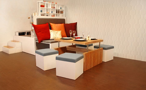 compact-studio-apartment-furniture2 | Dornob