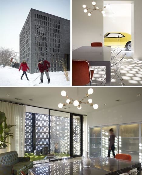 modernist natural daylighting home | Dornob