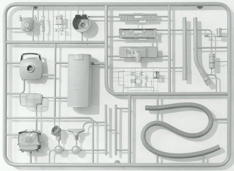 punch out diy scale model engine | Dornob