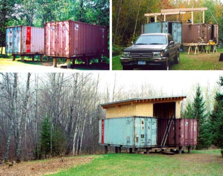Dual Shipping Containers Make This Rustic DIY Home Fascinating ...