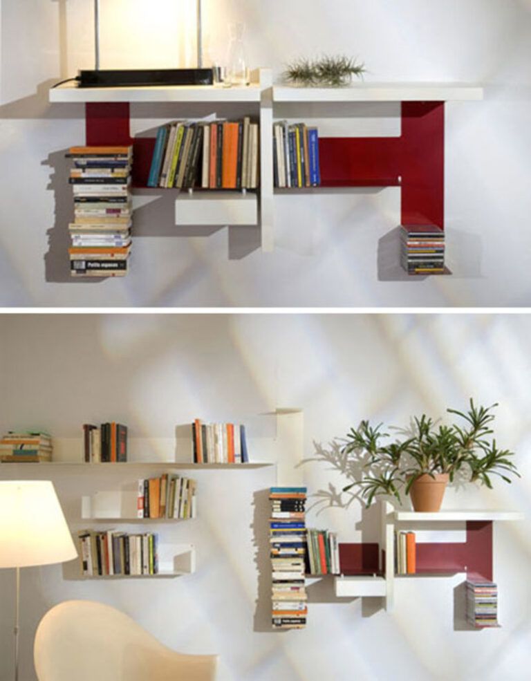 Make Fun Shapes with Invisible Floating Shelves | Designs & Ideas on Dornob