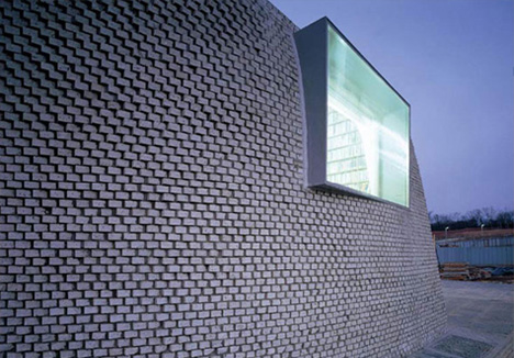 Pixel House Made of Concrete Bricks | Designs & Ideas on Dornob