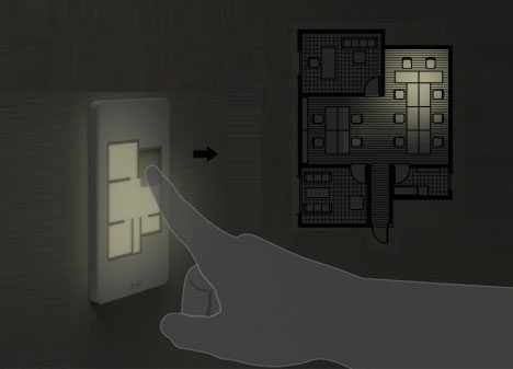 touch screen light switch | Dornob