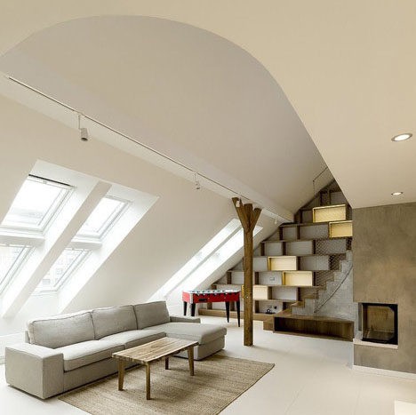 loft curved arch ceiling | Dornob
