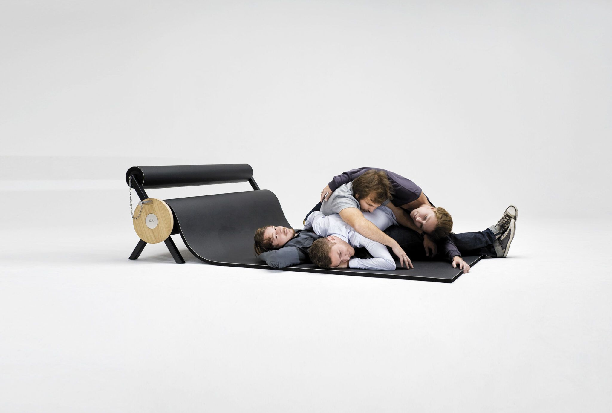 Carpet Rolls Up into a Soft Bench | Designs & Ideas on Dornob
