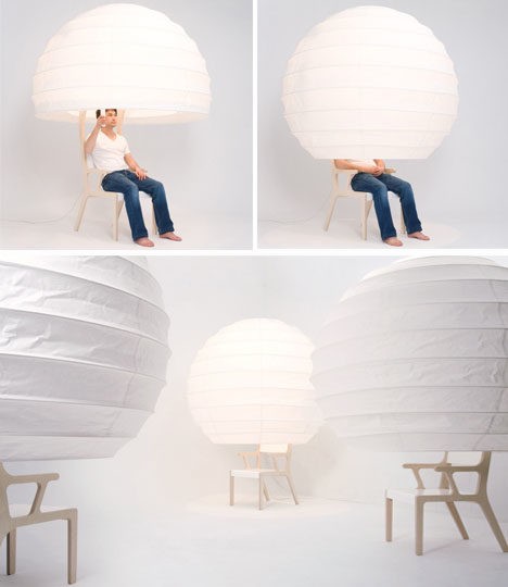dual seat silly lamps | Dornob