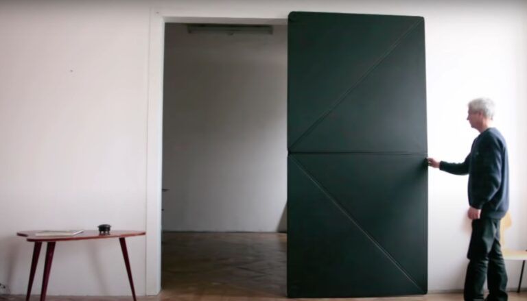 Kinetic Sideways-Opening Door Unlike any Other | Designs & Ideas on Dornob