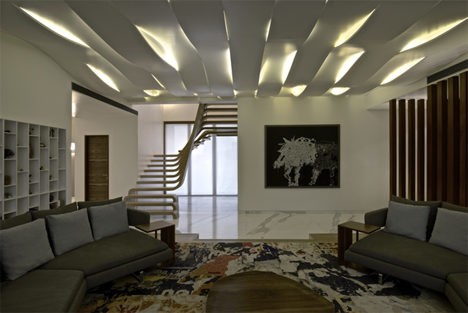 ribbon ceiling | Dornob