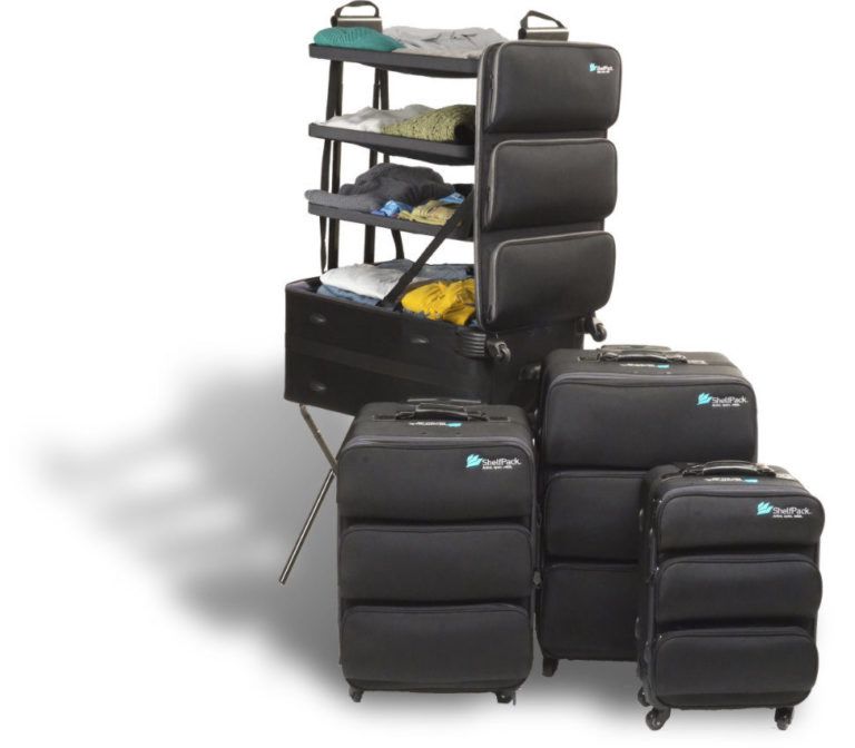 Suitcase Transforms to Offer Shelves | Designs & Ideas on Dornob